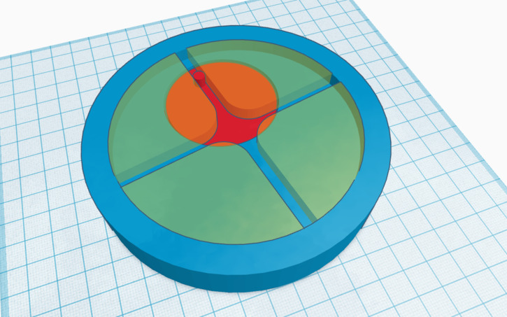 3D design 90 Degree Indexing SIM LAB - Tinkercad
