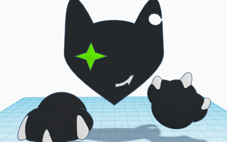 3D design Kat's Symbol - Tinkercad