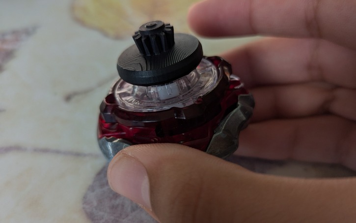 3D design Beyblade x bit Point Elevate high resistance - Tinkercad