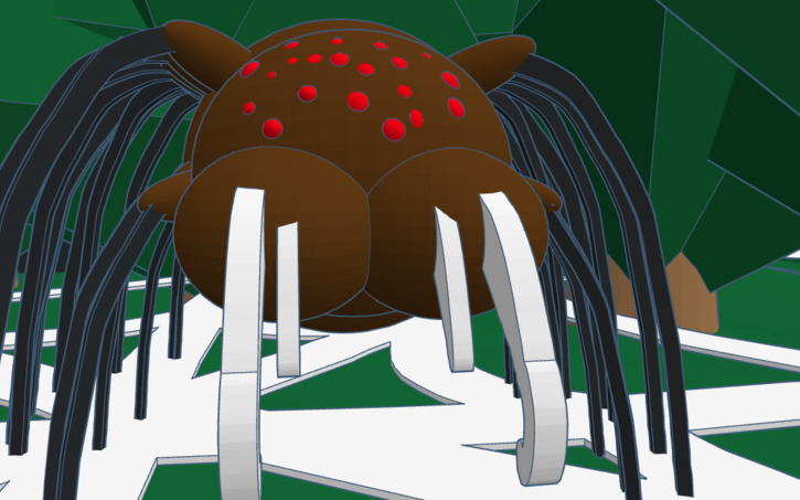 3D design The Monster Spider - Tinkercad