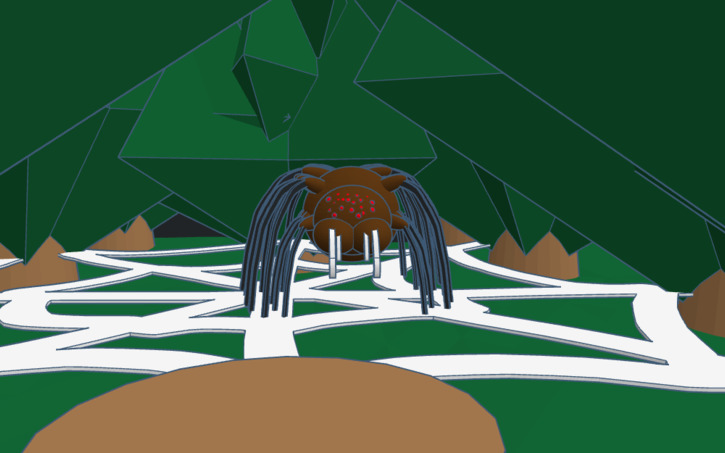 3D design The Monster Spider - Tinkercad