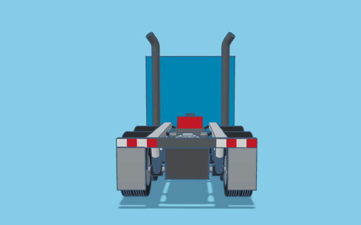 3D design 18 Wheeler Semi Truck - Tinkercad