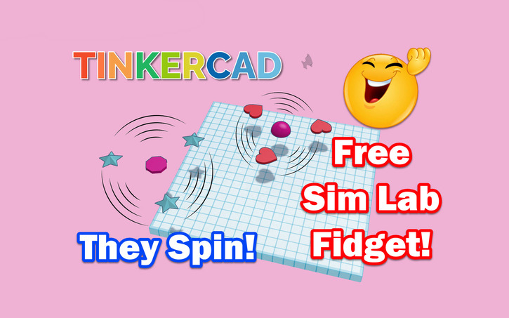 3D design Free Fidget Sim Lab - Tinkercad