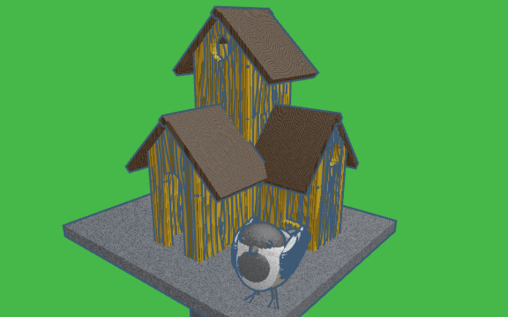 3D design Bird House - Tinkercad