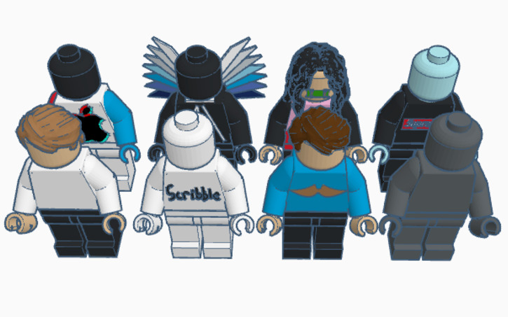 3D design Lego Blind Box - Tinkercad