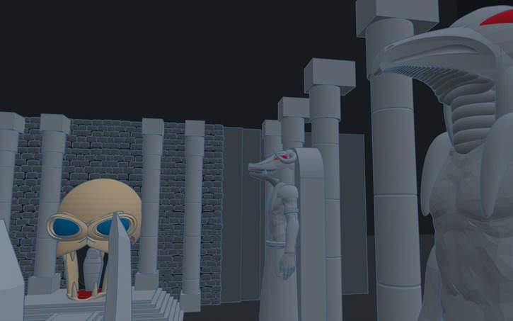 3D design ThunderCats Mumm Ra Pyramid Interior - Tinkercad