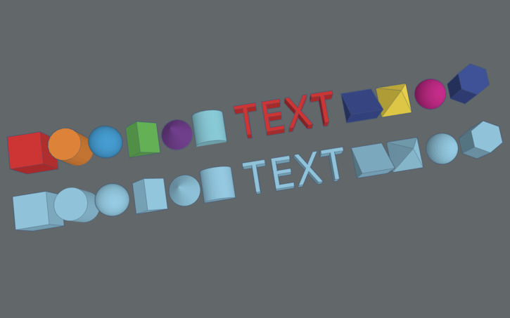 3D design Scribbled Basic Shapes - Tinkercad