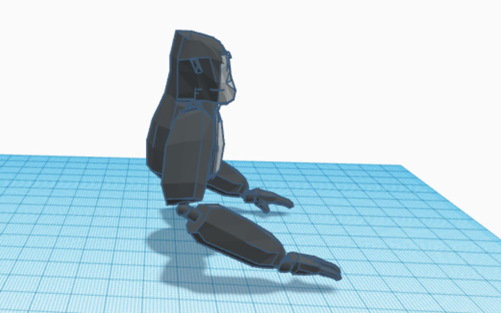 3D design Gorilla Tag Monke Figure - Tinkercad