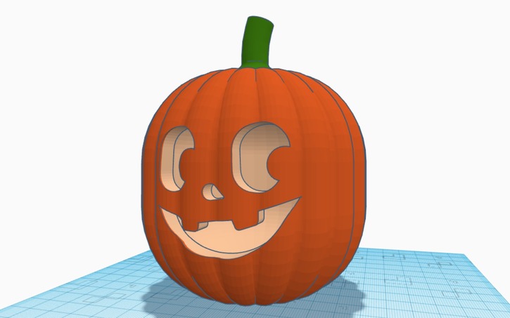 3D design Pumpkin 2024 - Tinkercad