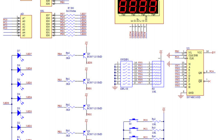 Circuit design Arduino + PLS7 Shield - Tinkercad