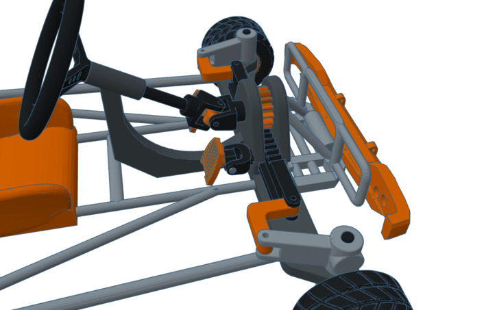 3D design Go Kart - Tinkercad