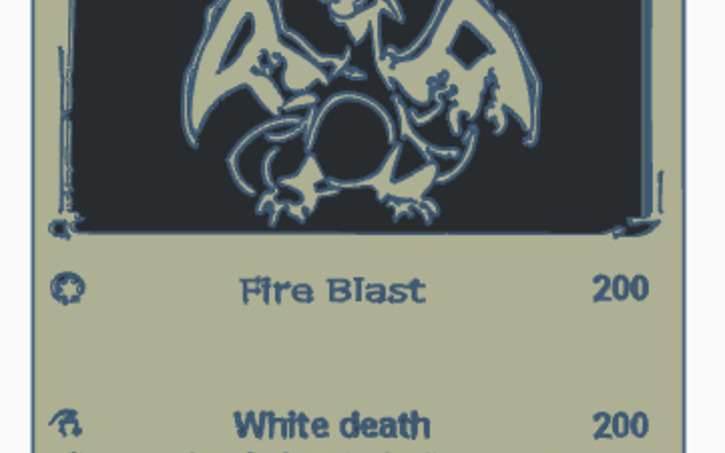 3D design Make your own Pokemon card - Tinkercad