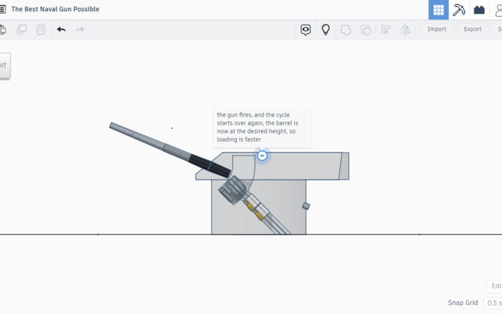 3D design The Mark 19 Autoloading System - Tinkercad