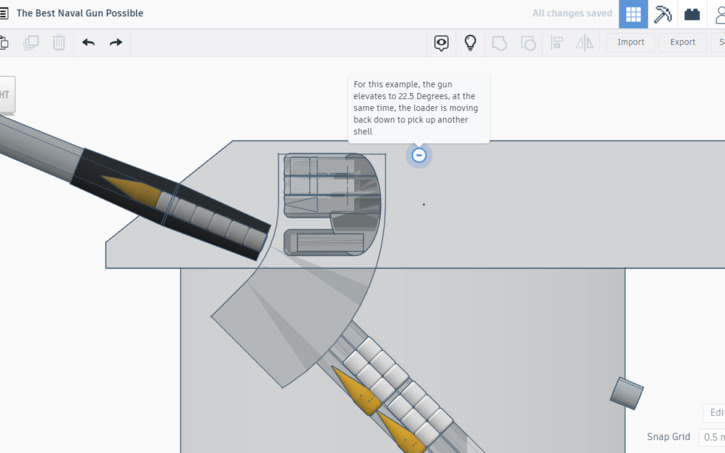 3D design The Mark 19 Autoloading System - Tinkercad