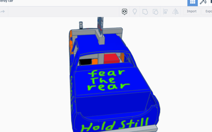 3D design 1985 chevy caprice full weld demolition derby car - Tinkercad