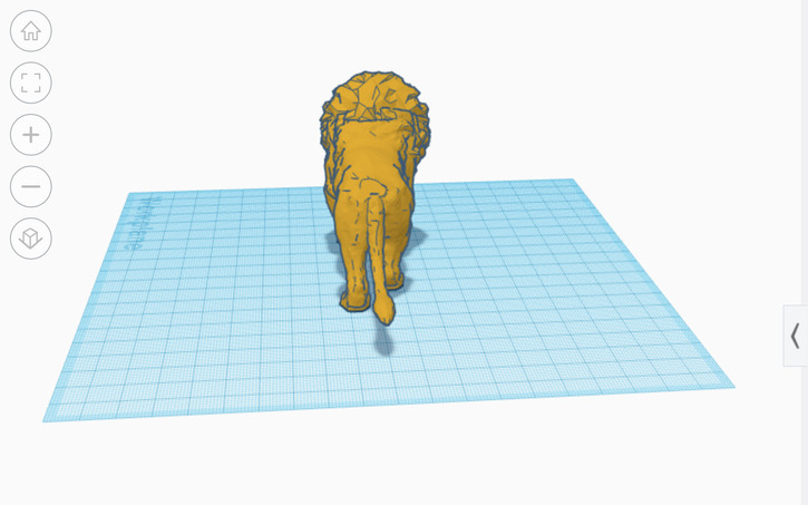 3D design Lion - Tinkercad