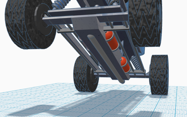 3D design "starlight" off-road racing truck - Tinkercad