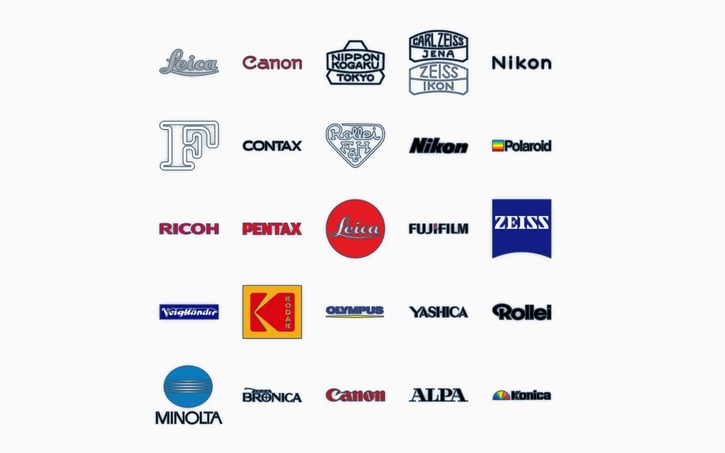 3D design Camera brand logos - Tinkercad